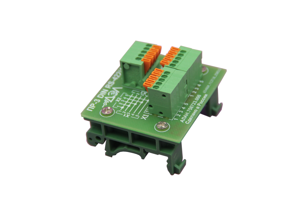 Разветвитель интерфейса ПР-3 RS-422/485 DIN IP00
